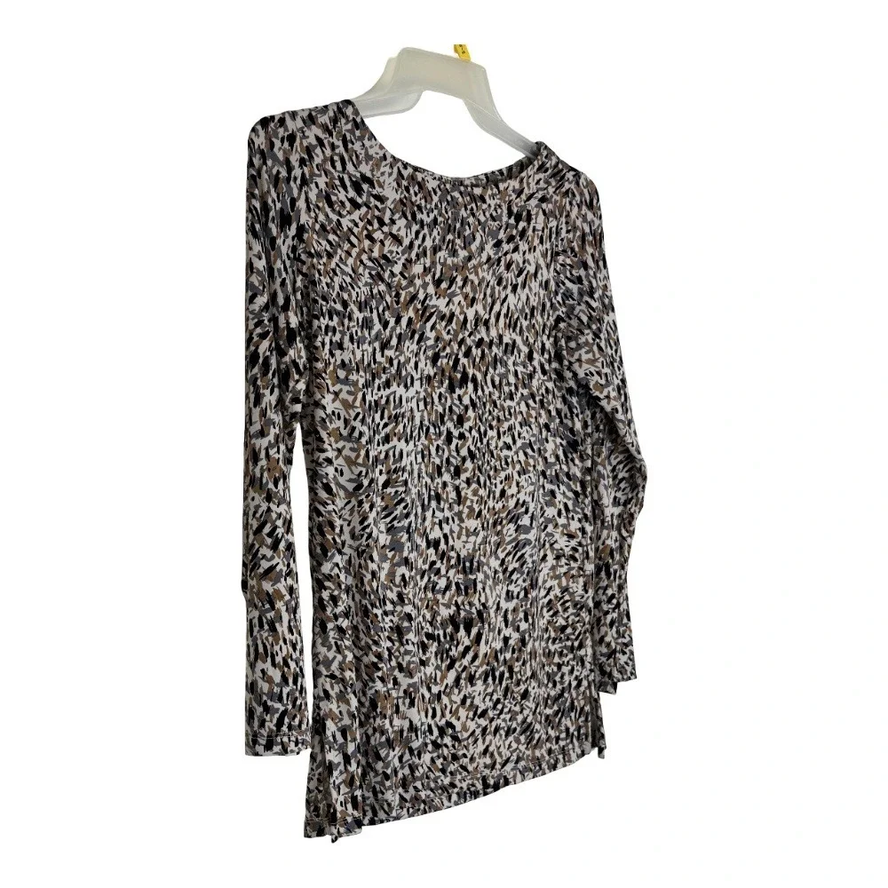 Susan Graver | Tops | Susan Graver Tunic Set Women Small Black Ivory ...